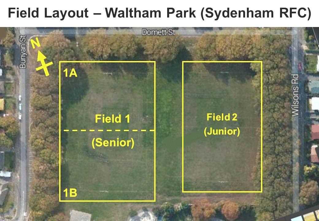 Canterbury Rugby Union - Field Maps