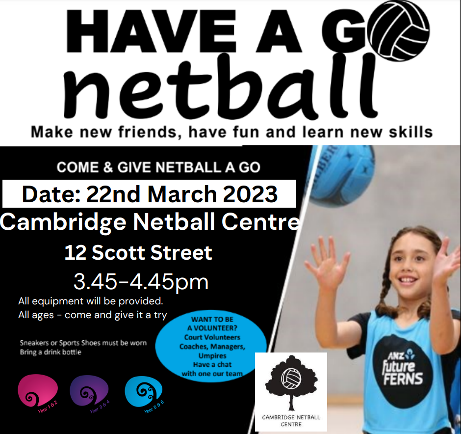 Have a go Netball Day - 22nd March!