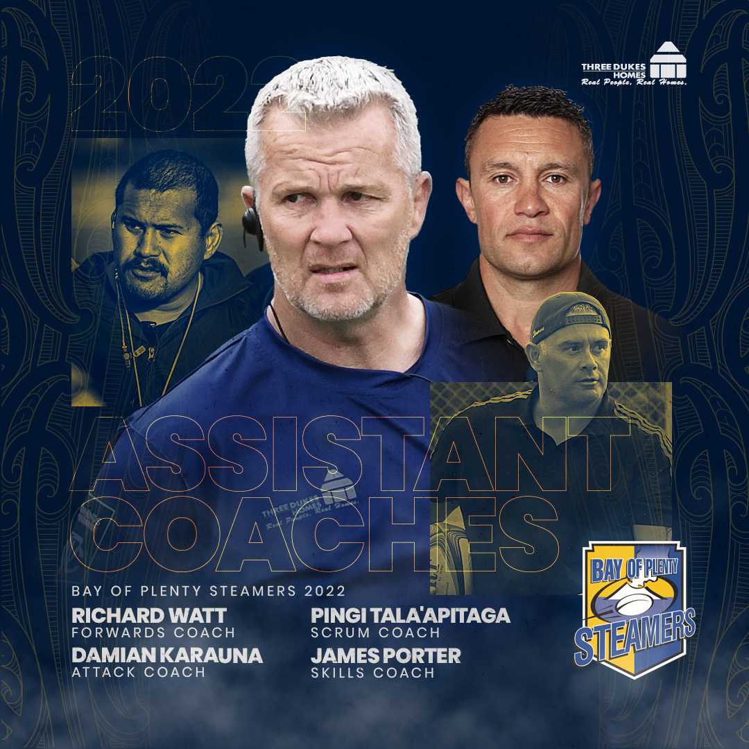 Meet the Bay of Plenty Steamers Assistant Coaching group