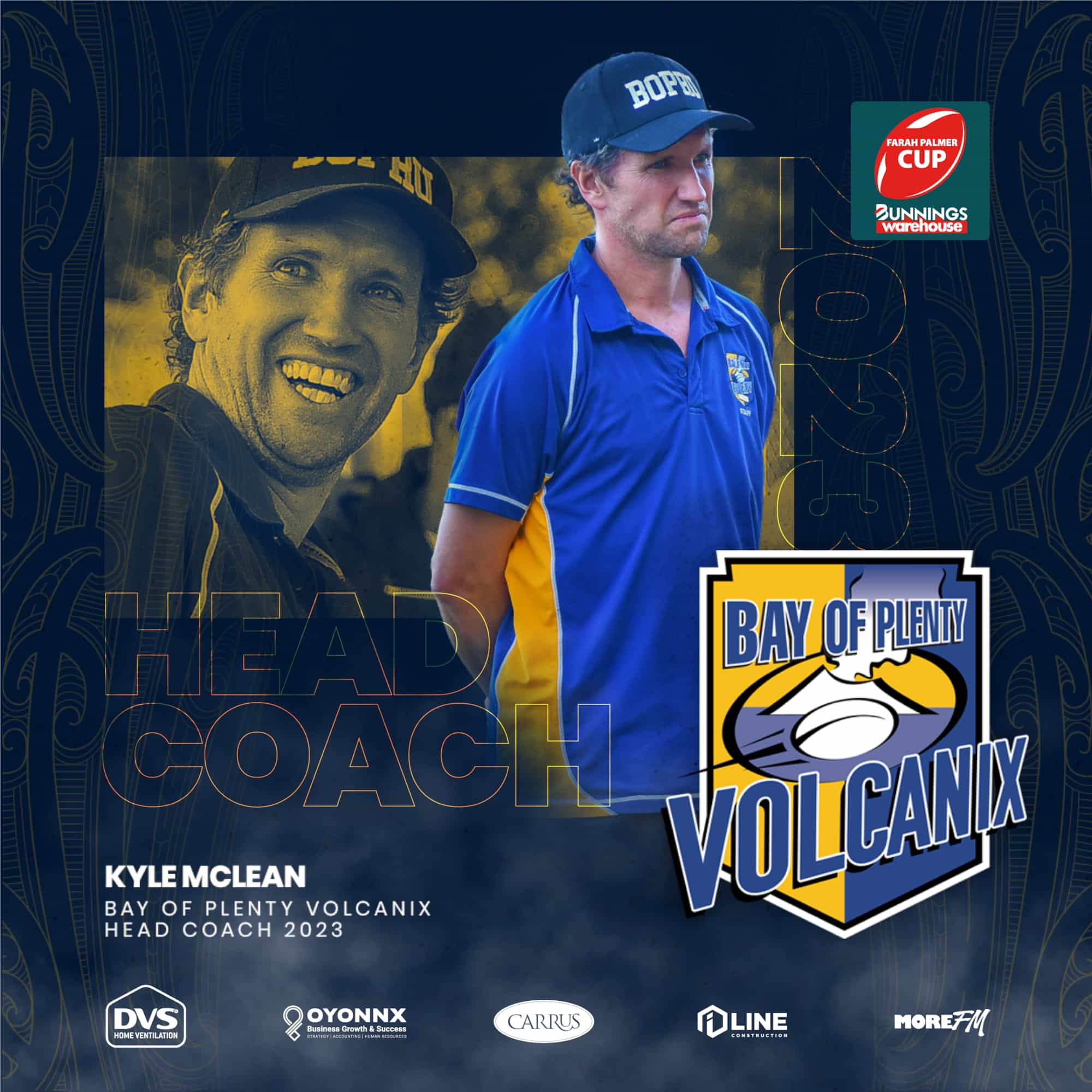 Coach McLean to lead Bay of Plenty Volcanix