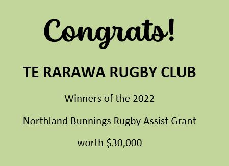 Te Rarawa Rugby Club Receives Bunnings Assist Grant