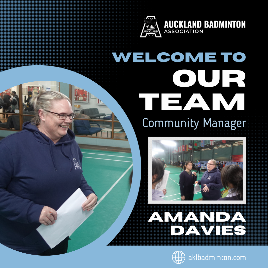 Auckland Badminton Association announces Amanda Davies as new Community ...