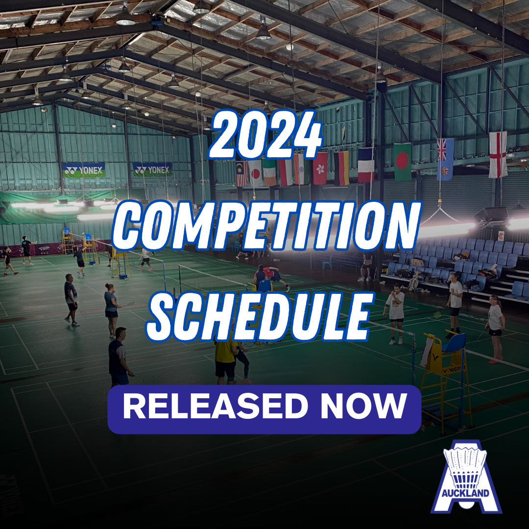 Auckland Badminton Association Unveils Exciting 2024 Competitions Schedule