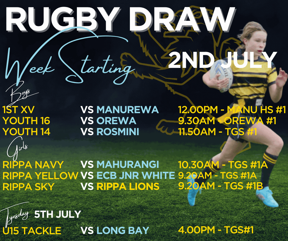 TGS Rugby Weekly Newsletter 30.06.22