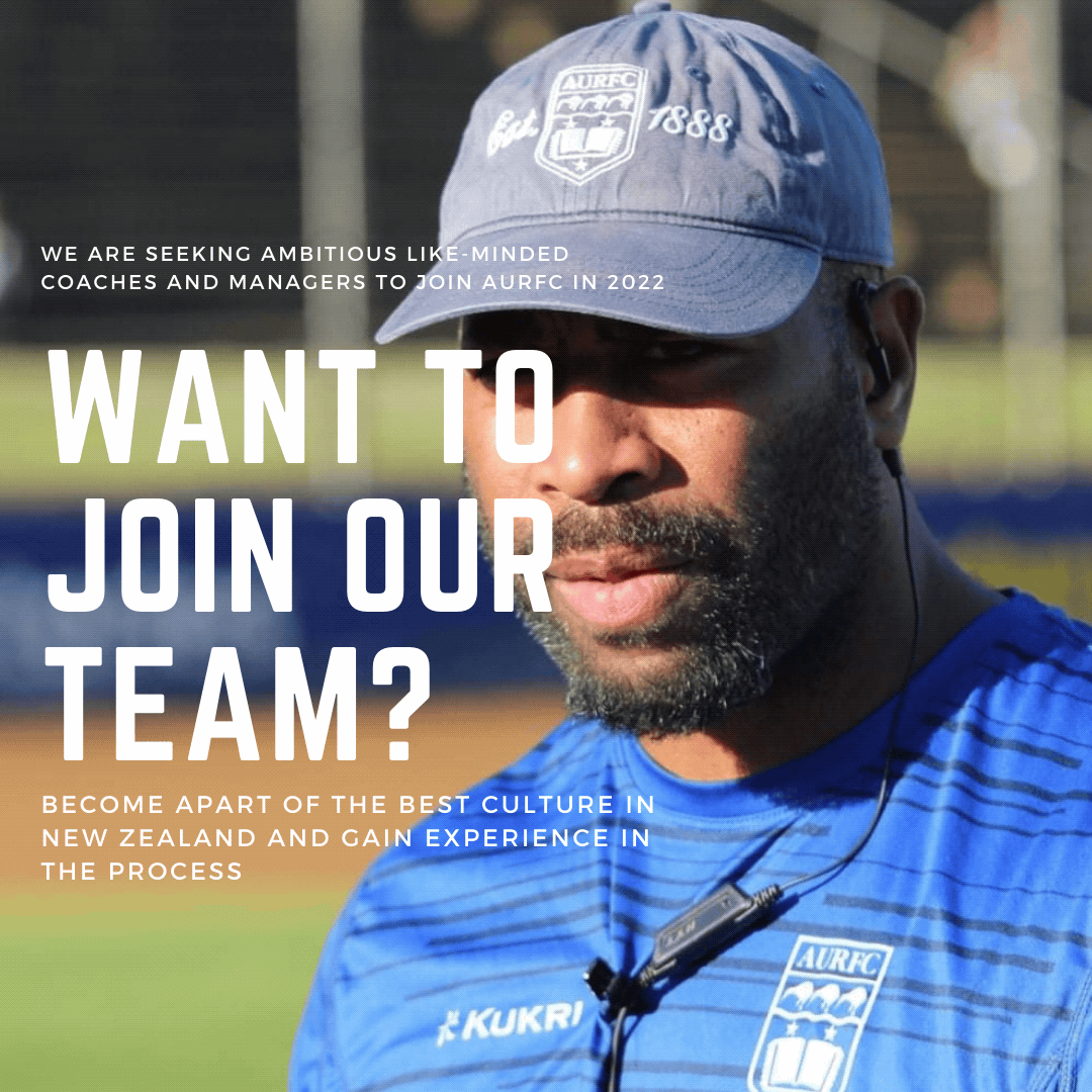 Auckland University RFC - Vacancies