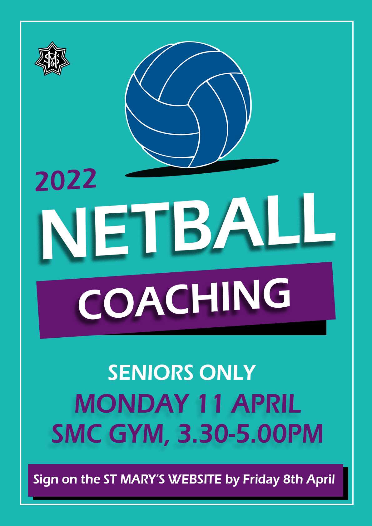 For Seniors - Opportunity to Coach Junior Netball