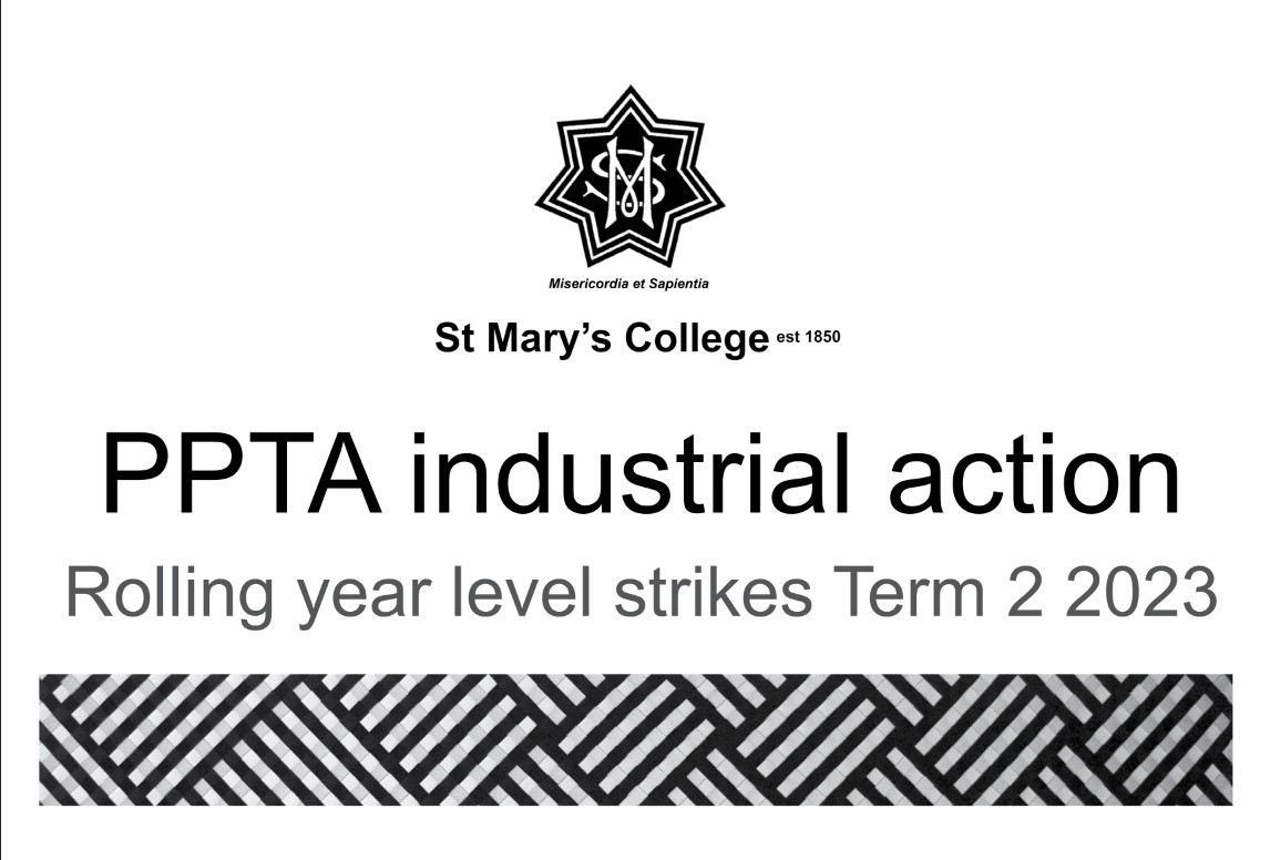 PPTA industrial action - Rolling year level strikes Term 2 2023