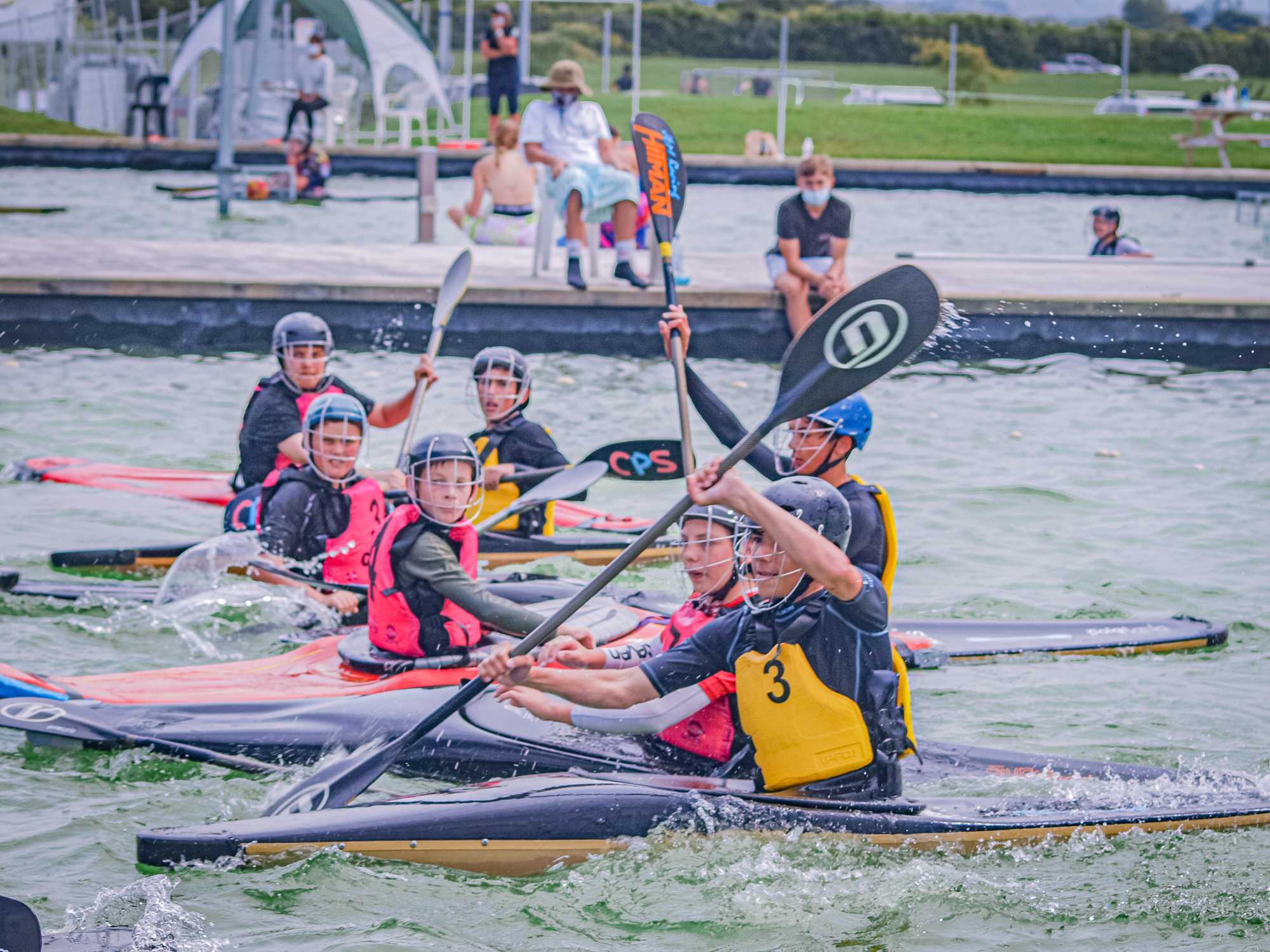 Canoe Polo at Lindisfarne College