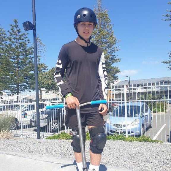 Kade Thomson at ASA NZ Scooter Nationals