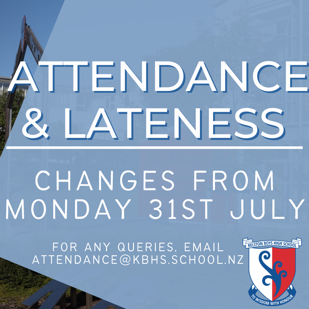 Attendance and Lateness Changes as of July 31st 2023