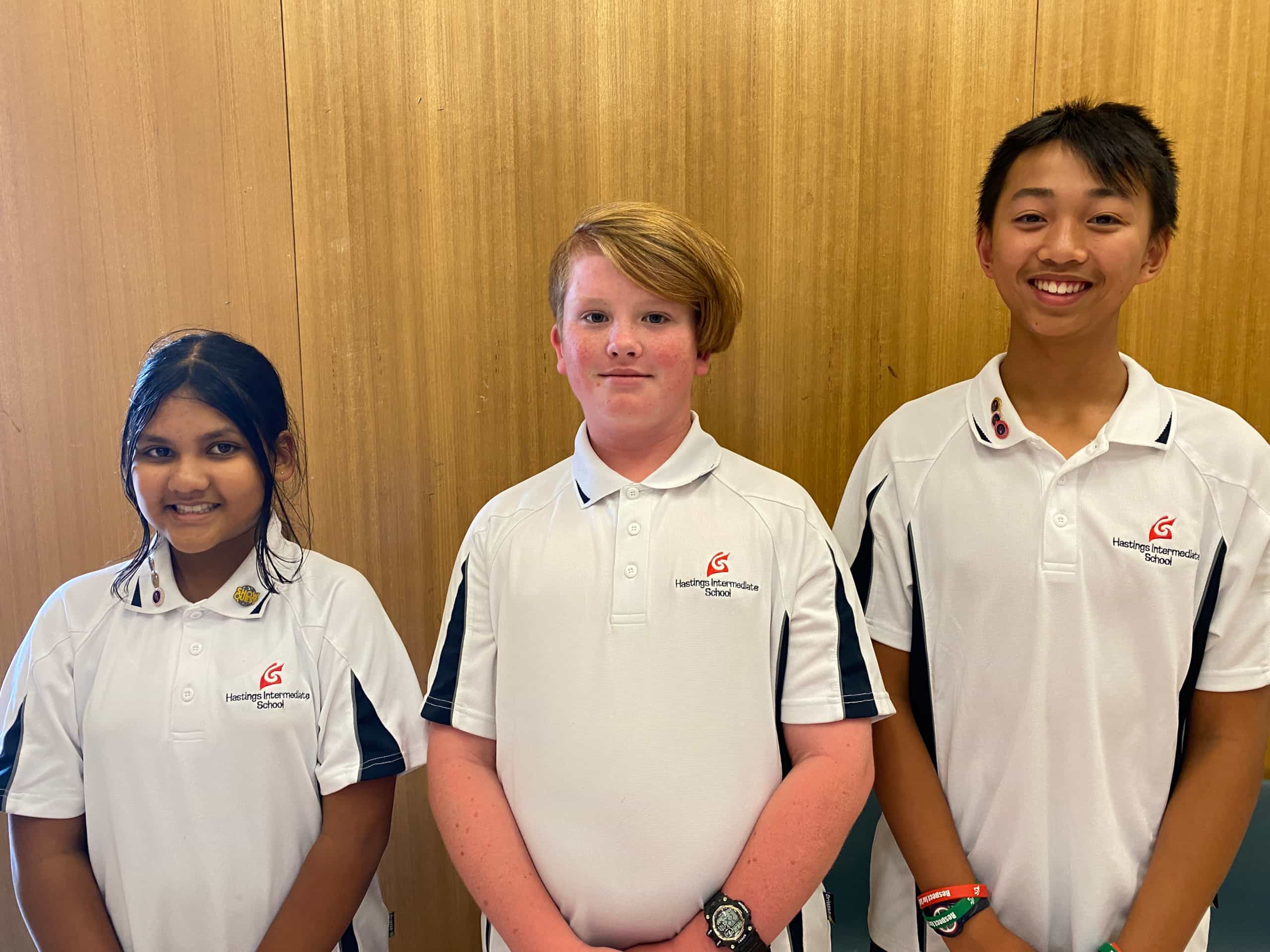 Hastings Intermediate School - Student leaders