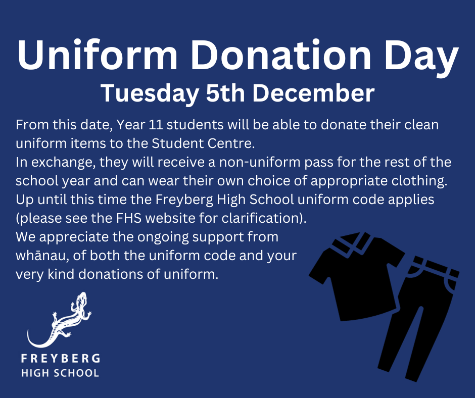 Uniform Donation Day