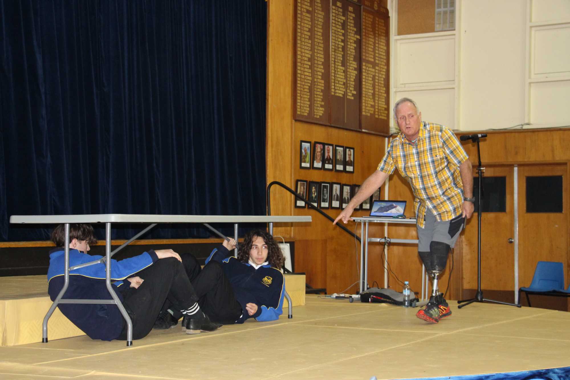 Inspiring Mark Inglis Visit