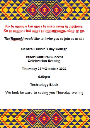 Maori Cultural Success Celebration Evening