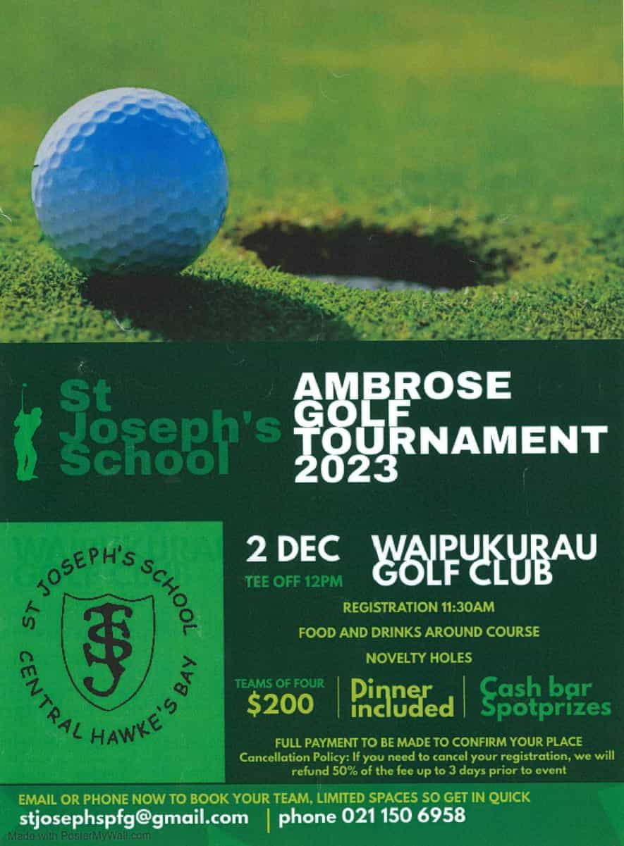 St Joseph's School Ambrose Golf Tournament