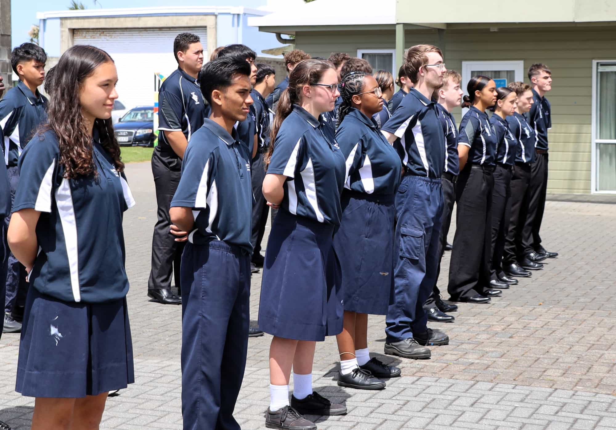 Services Academy March Out