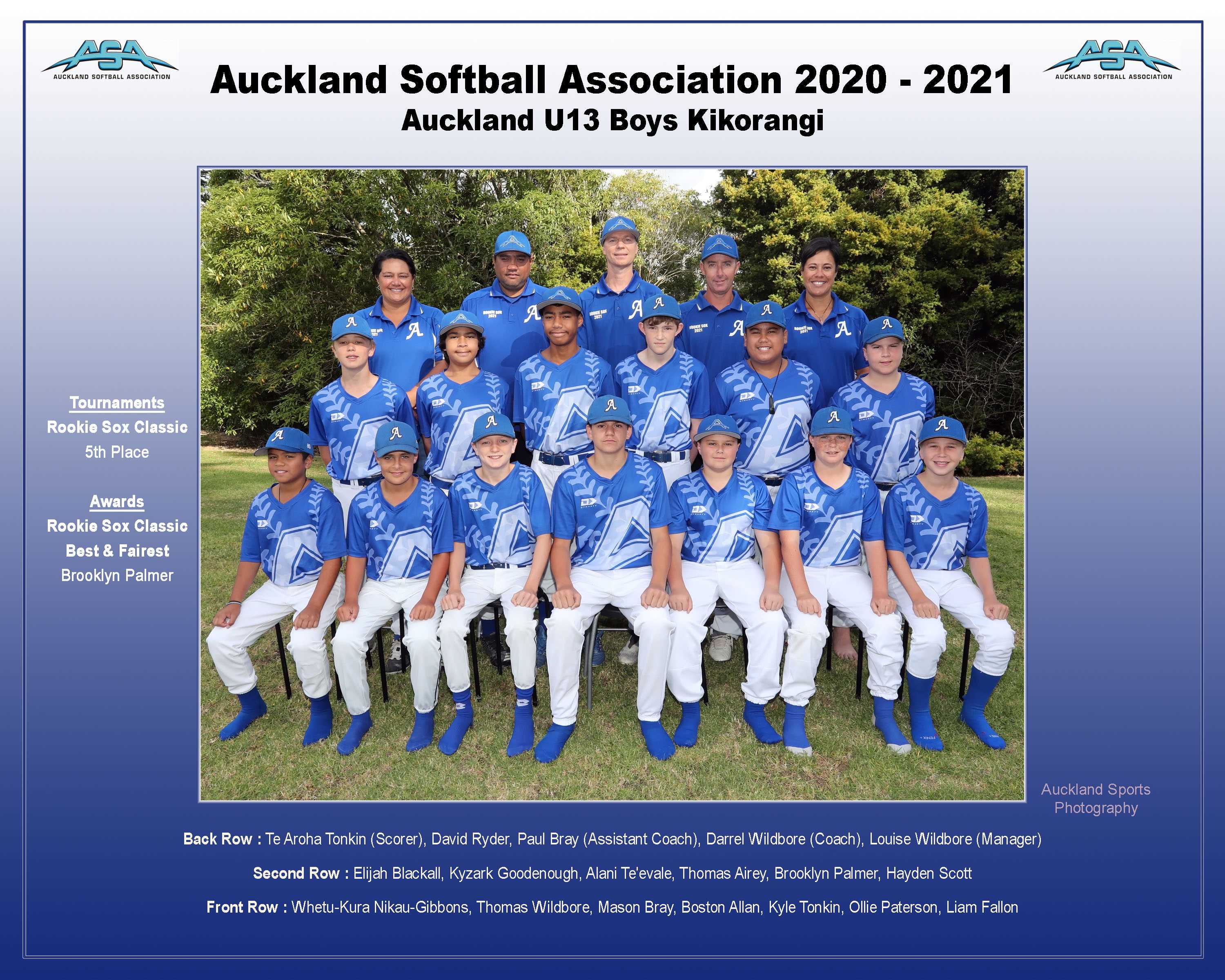 Auckland Softball Association - 2020-21