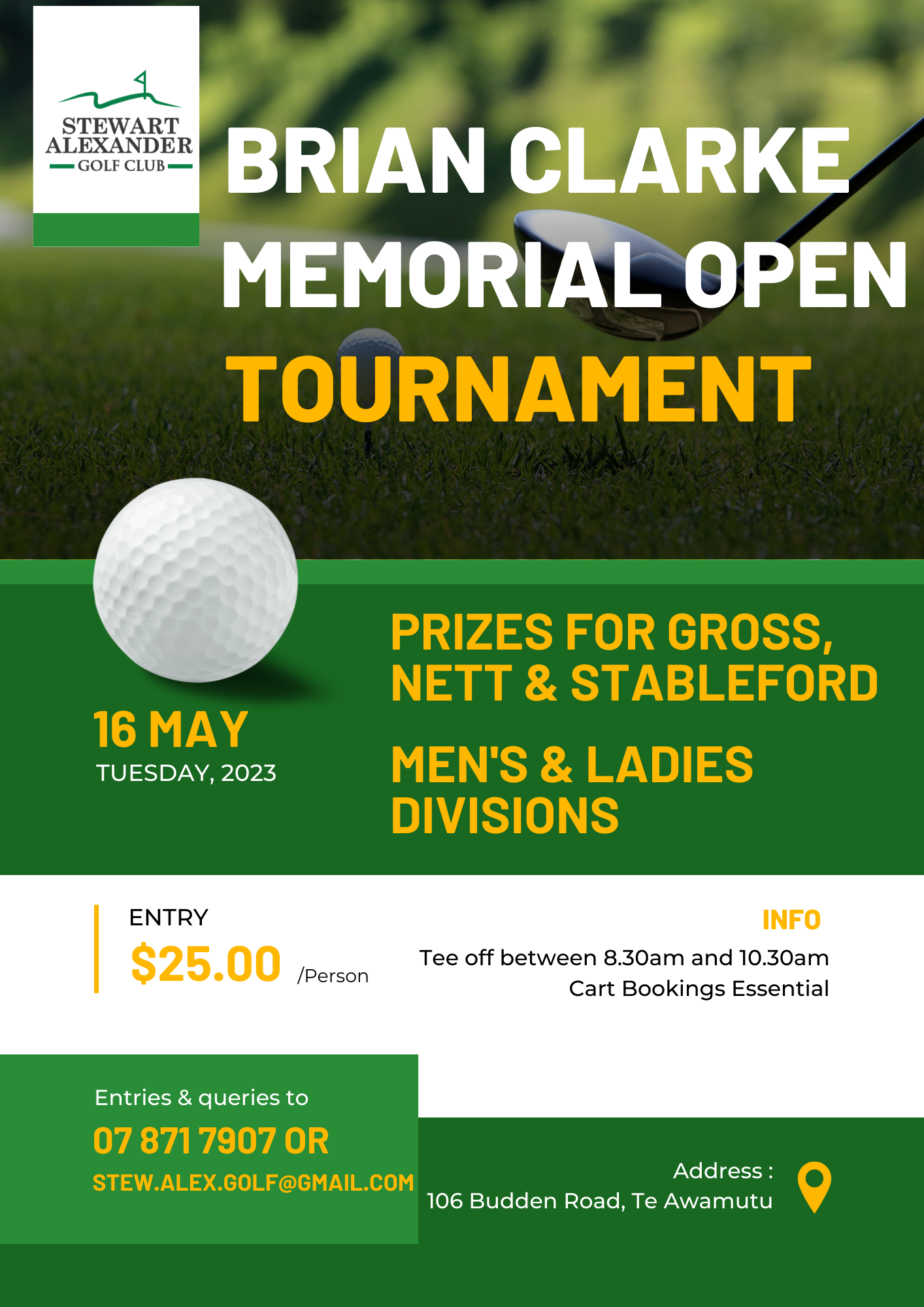 Stewart Alexander Golf Club - Home