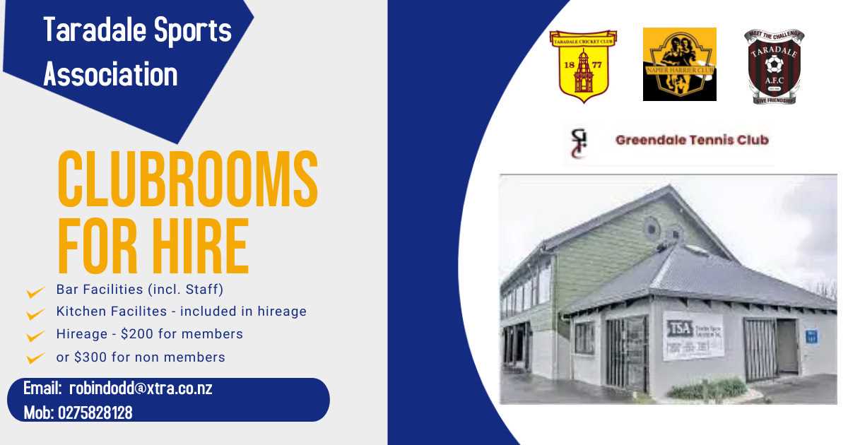 Taradale Cricket Club - About Us