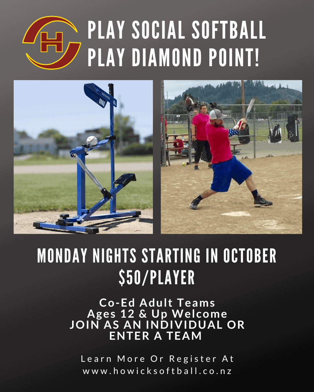 Howick Softball Club - Diamond Point- Mixed