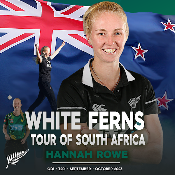 SOUTH AFRICA TOUR FOR HANNAH ROWE