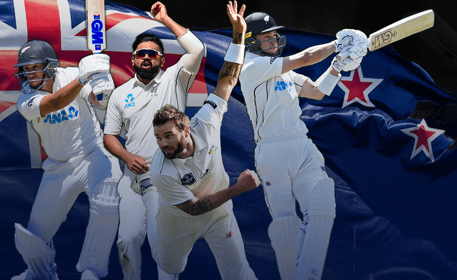 FOUR STAGS IN BLACKCAPS SQUAD FOR ENGLAND