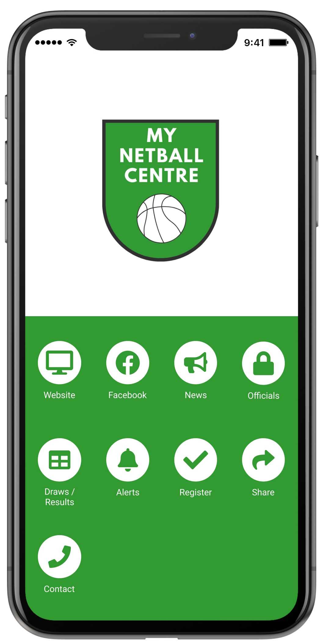 Sporty for Netball Centres - Centre Mobile Apps