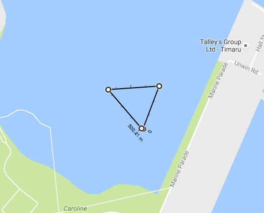 Timaru Open Water Swim Group - Race Maps