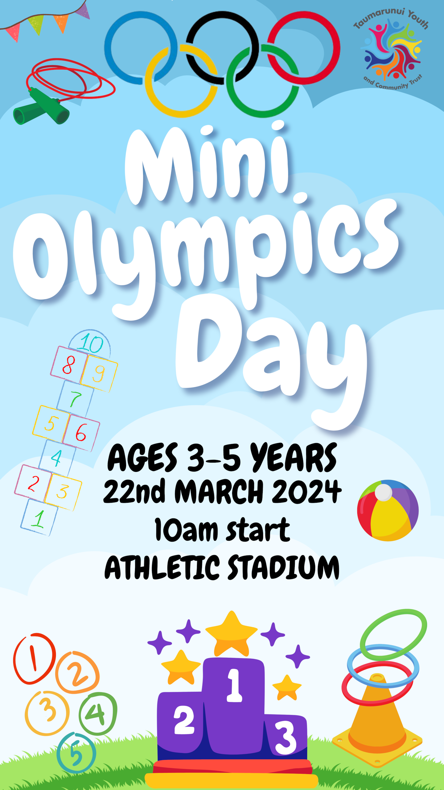Taumarunui Youth and Community Trust - Mini Olympics