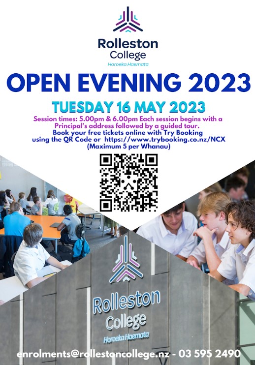 Rolleston College - Elecronic Enrolments