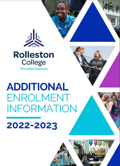 Rolleston College - Elecronic Enrolments