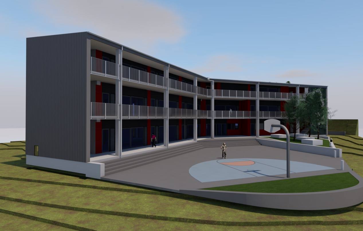 New Classroom Block Under Construction at Rosmini