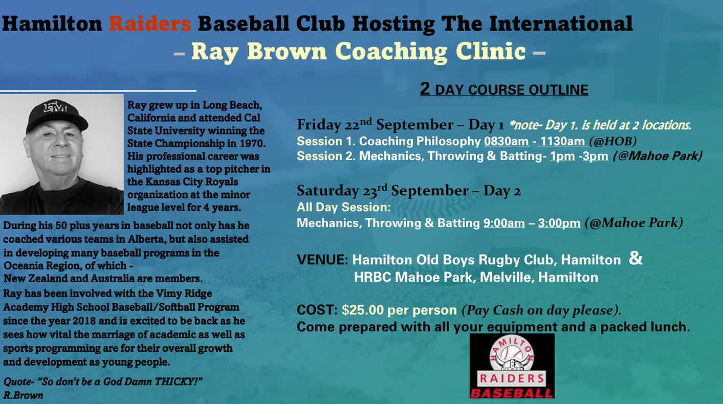 Hamilton Raiders Baseball Club Inc - HOME