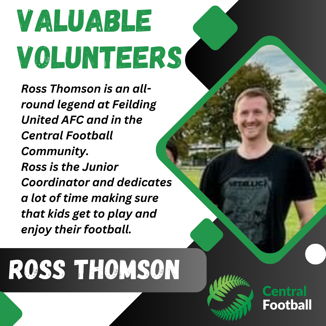 Manawatu Valuable Volunteer - Ross Thomson