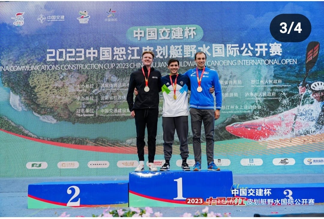 Canoe Slalom athletes achieve podium success at whitewater race in China