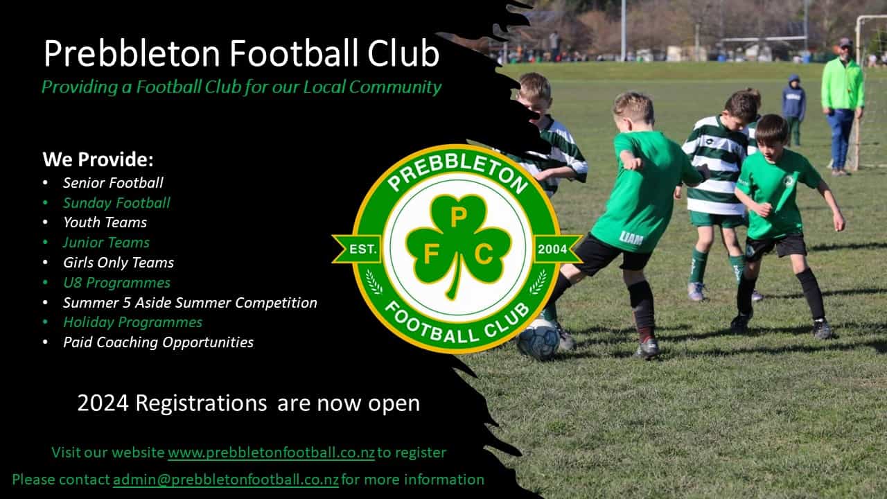 Prebbleton Football Club - Home