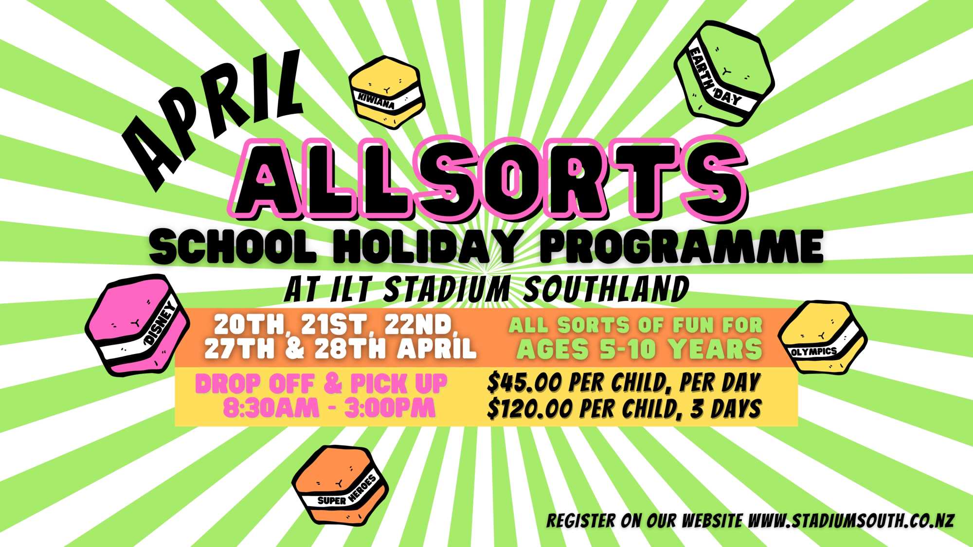 April Allsorts School Holiday Programme!