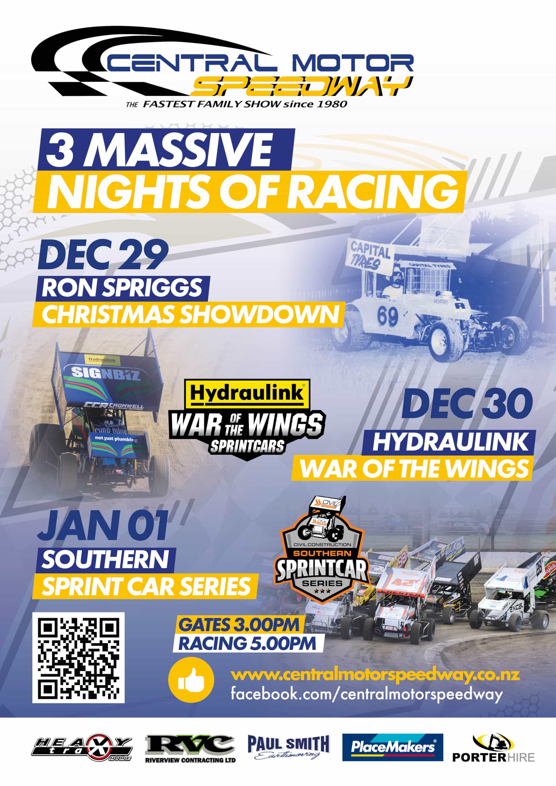 Central Motor Speedway - Race Day Info