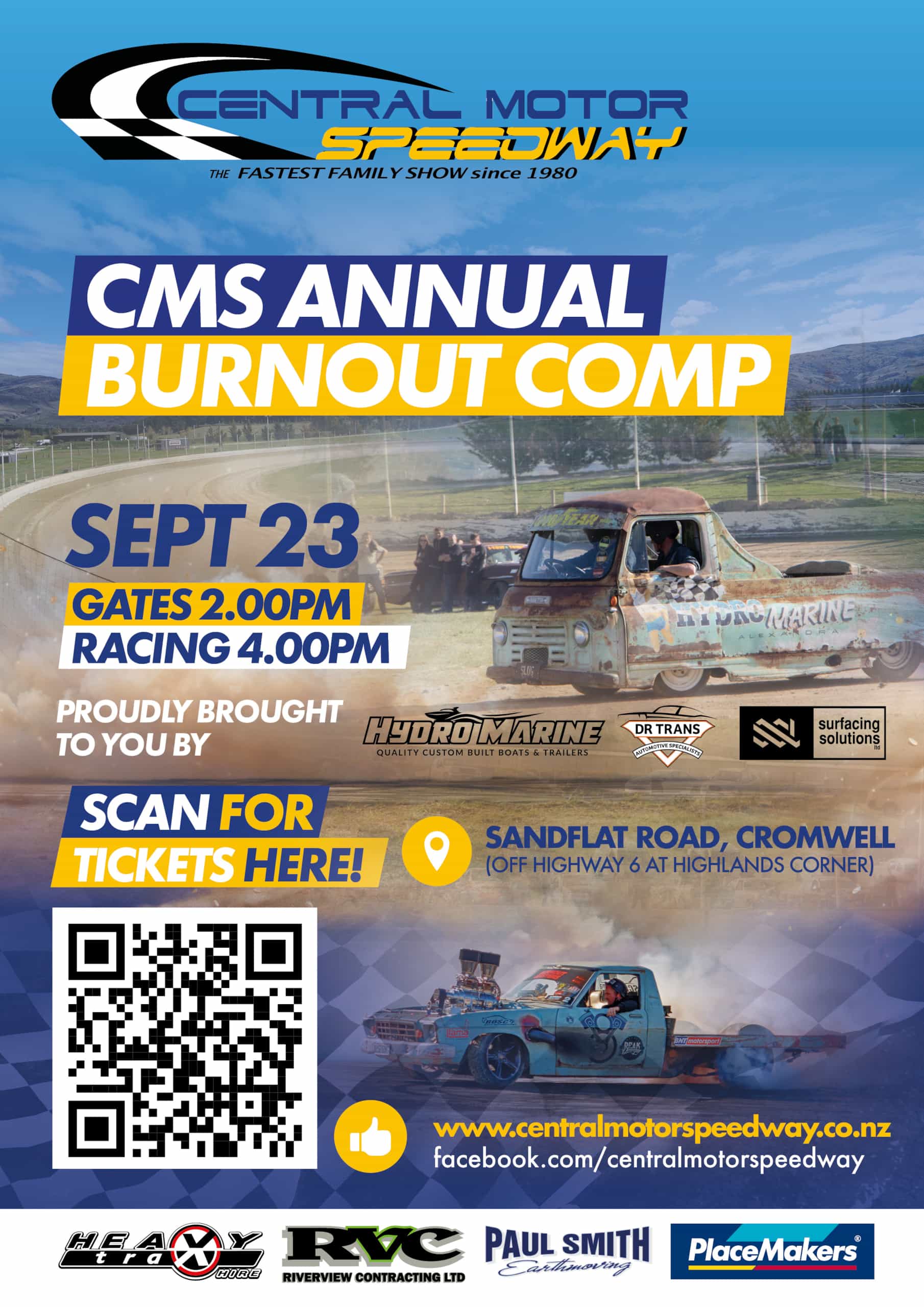 Central Motor Speedway - Race Day Info