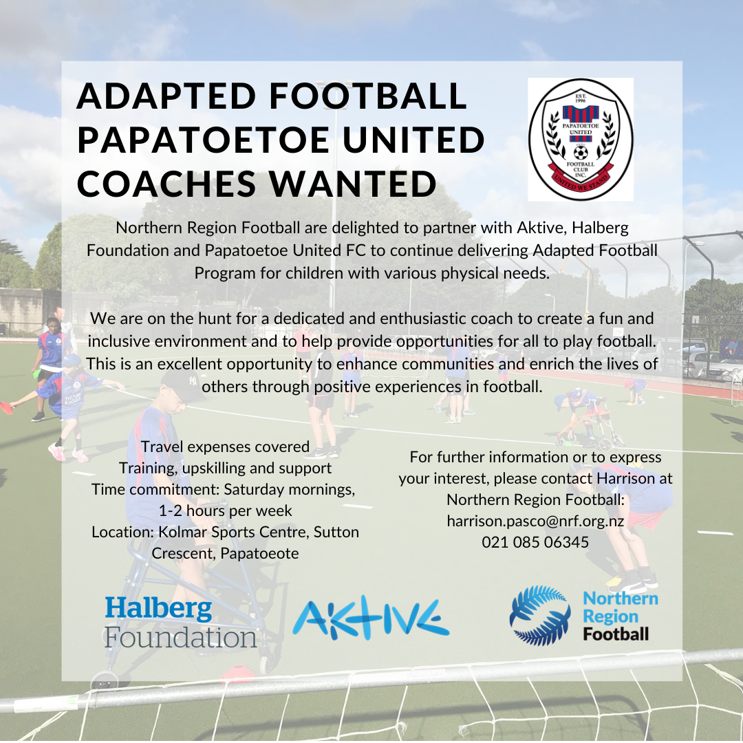 Northern Region Football - Adapted Football