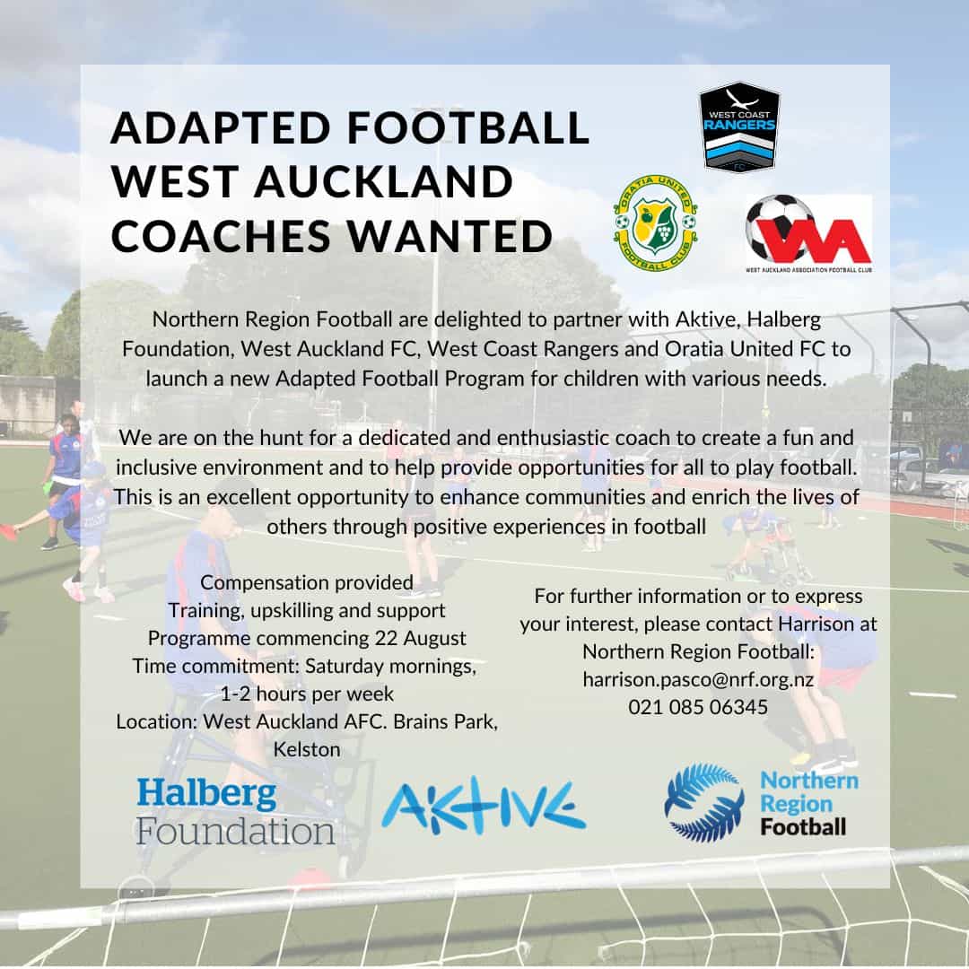 Northern Region Football - Adapted Football