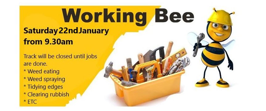 Working Bee Saturday 22nd January