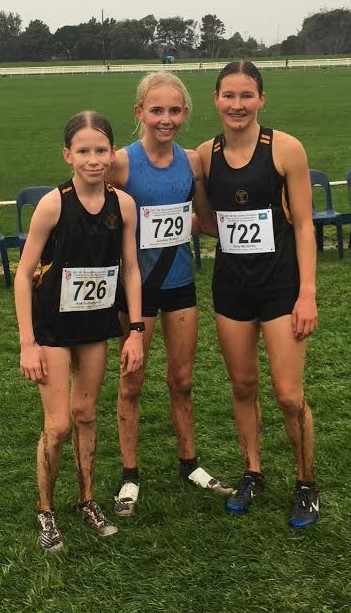 Ava and Amy Running Up a Storm in Cross Country