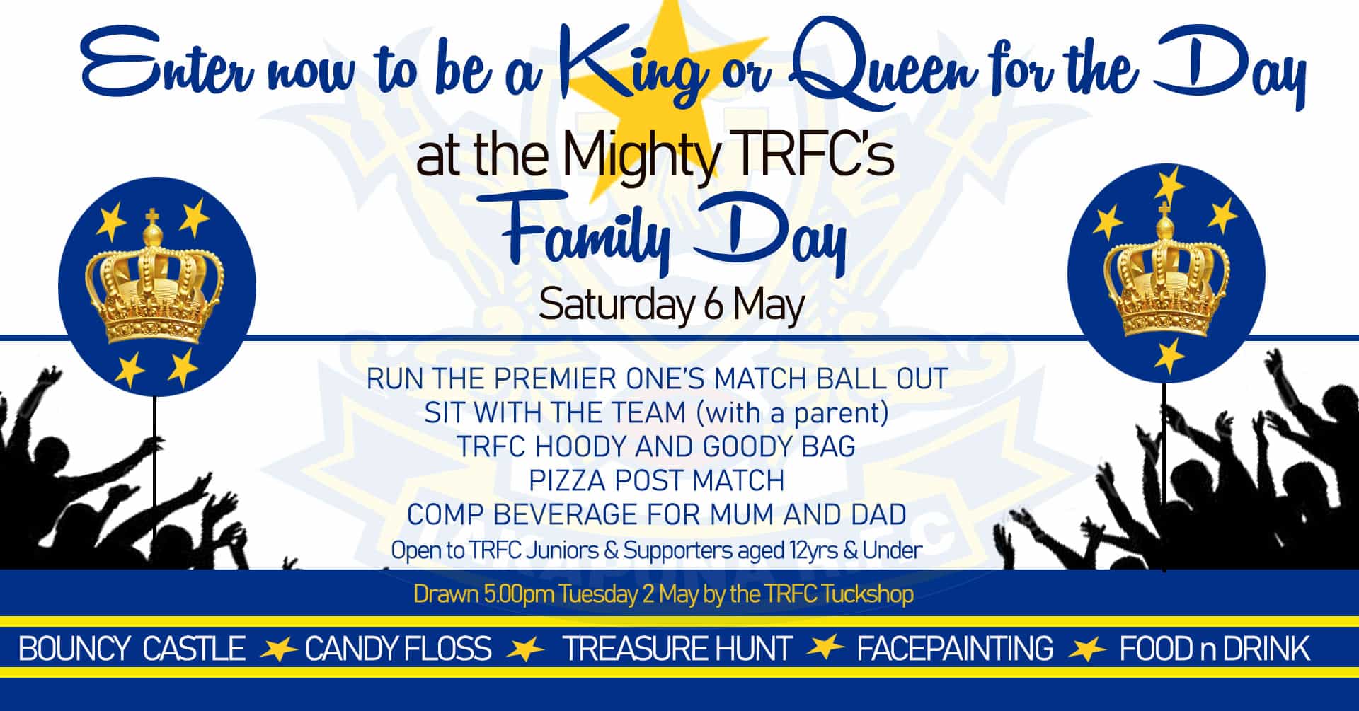 TRFC FAMILY DAY - SATURDAY 6 MAY AN ACTION PACKED AFTERNOON OF FOOTY ...