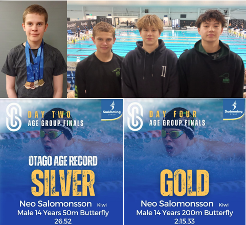 Life is cool in the pool for Neo Salomonsson, Taka Sugiyama and Aleks ...
