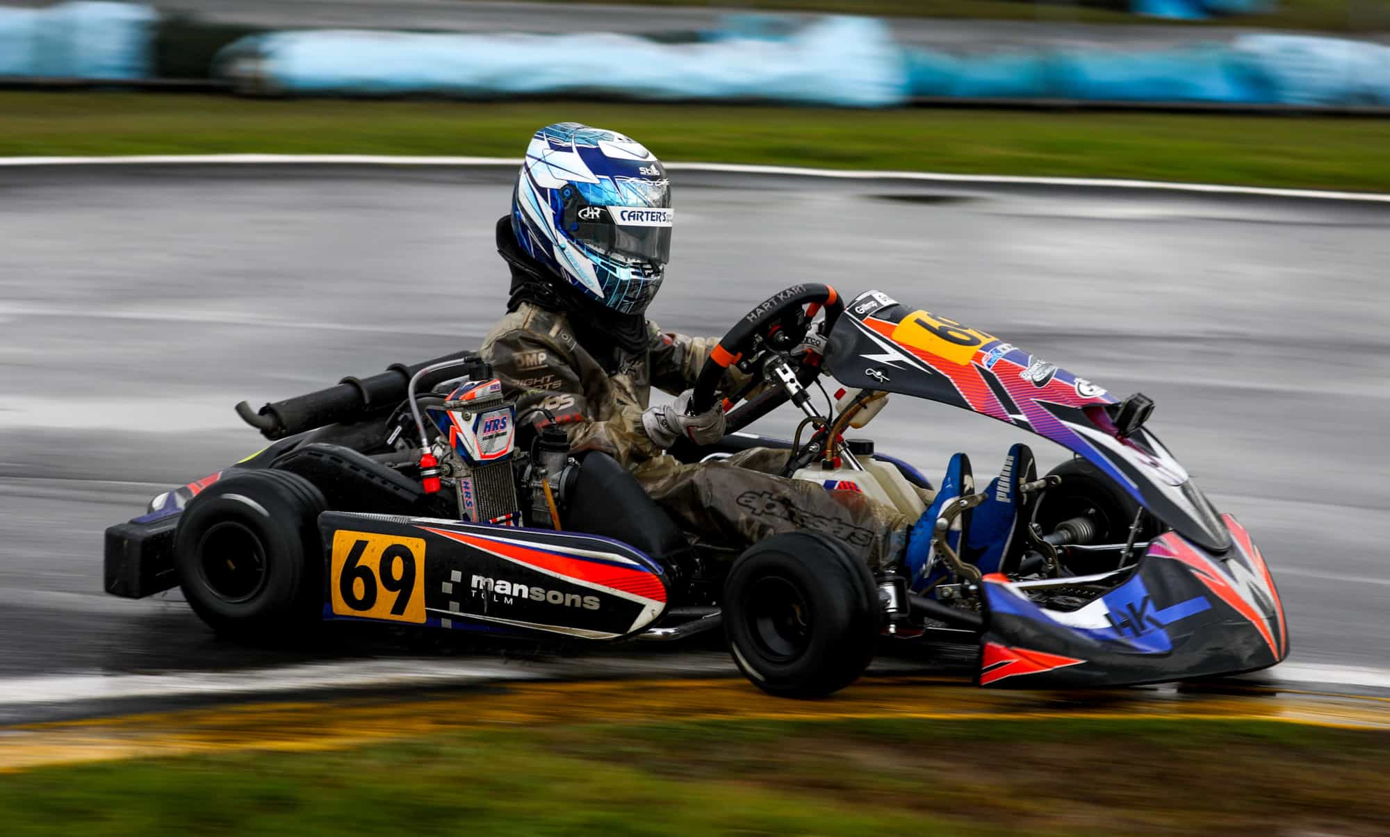 Conditions prove testing for young karters in National Schools ...