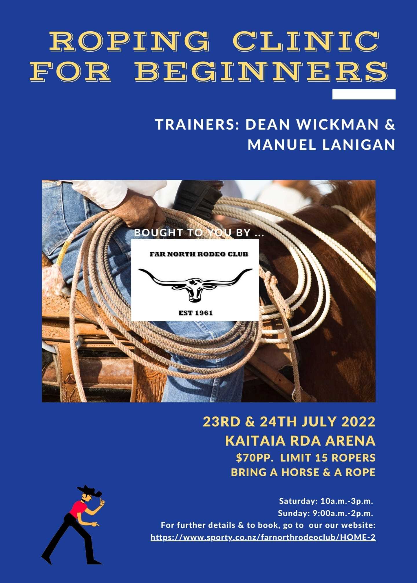 Far North Rodeo Club - ROPING CLINIC