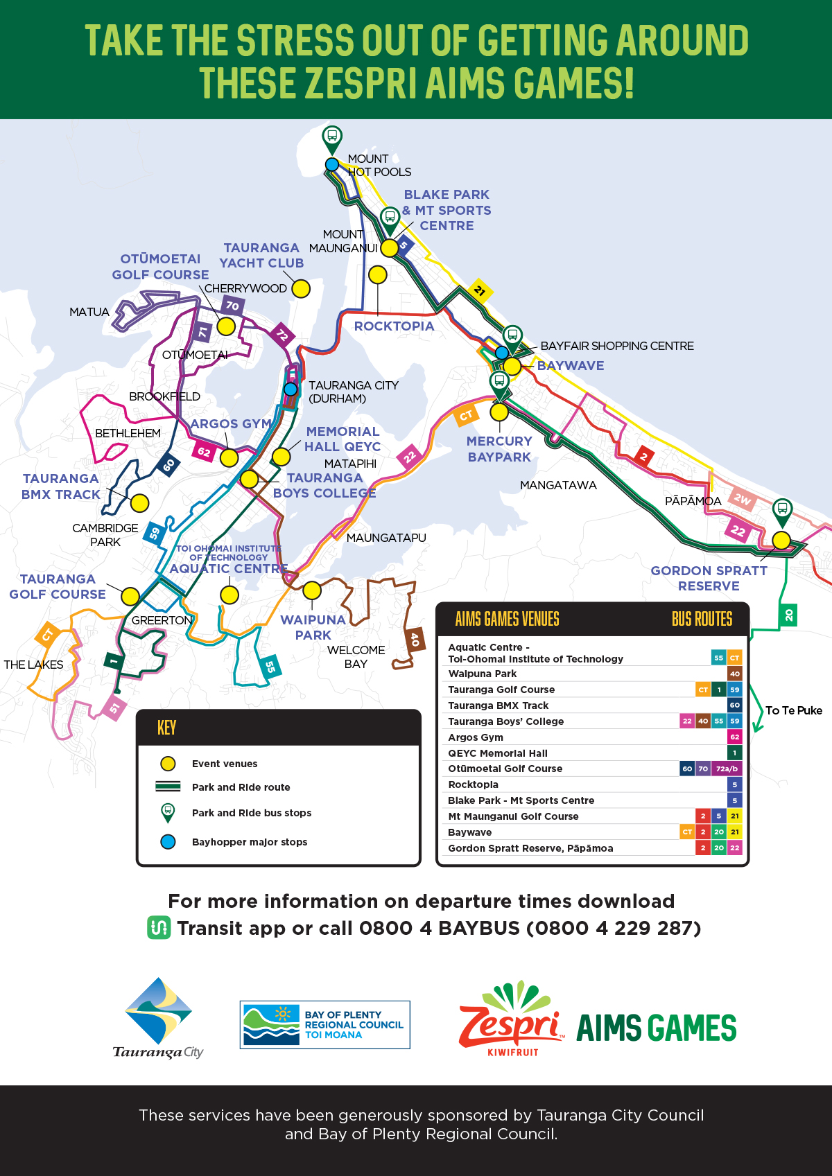 AIMS Games - Free Buses