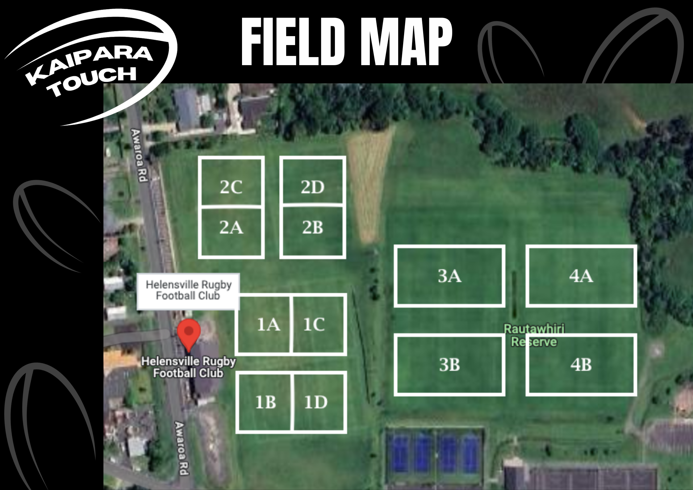 Kaipara Touch - Field Map