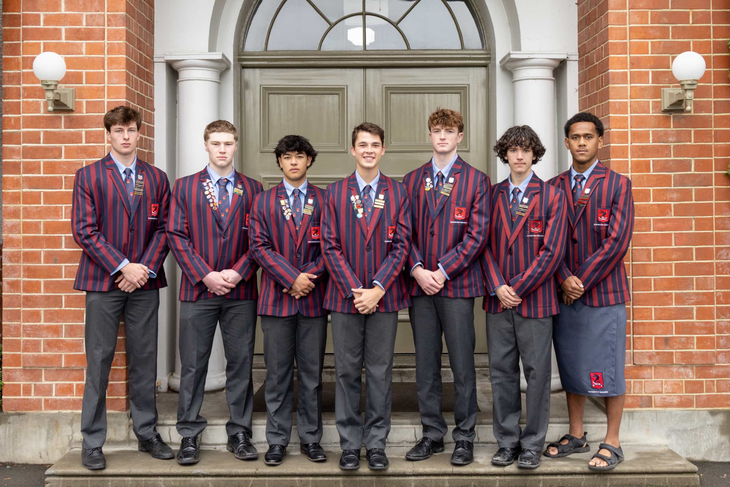 Hastings Boys' High School - Honours Blazer Students
